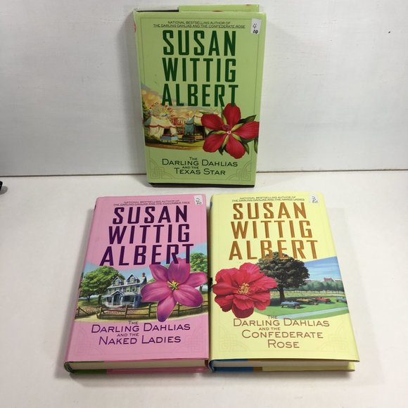Other | Lot Of 3 Susan Wittig Albert Darling Dahlias Texas Star Rose Naked Ladies Hard | Poshmark